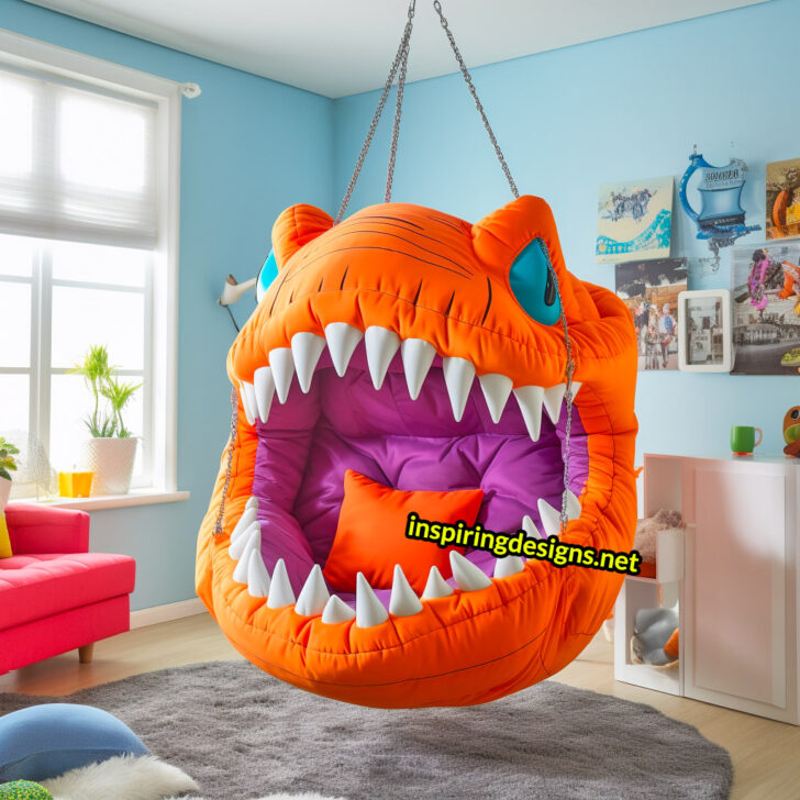 These Hanging Monster Loungers are the Roaring Trend Your Home Needs!