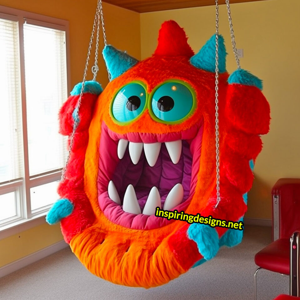 These Hanging Monster Loungers are the Roaring Trend Your Home Needs!