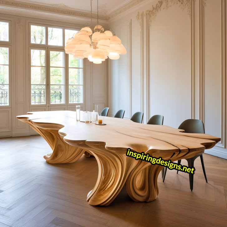 These Wooden Tree Shaped Dining Tables Are Rooted in Exquisite Design!
