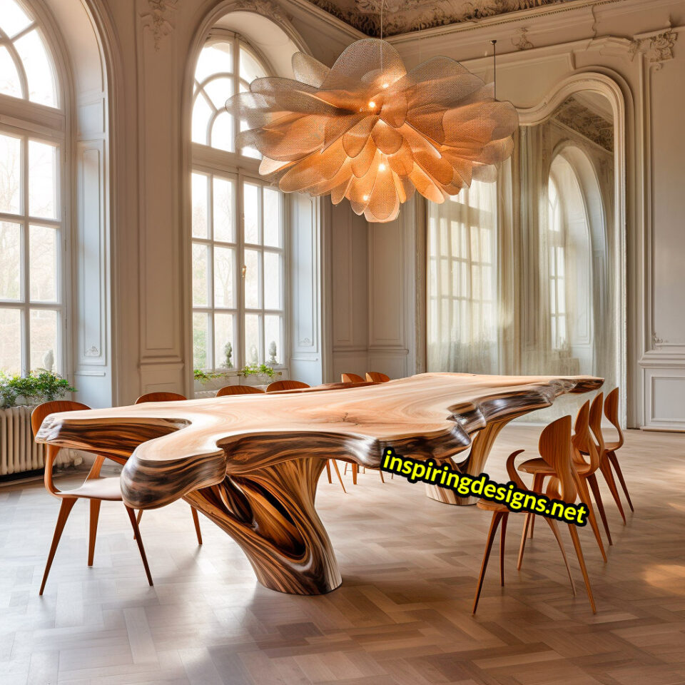 These Wooden Tree Shaped Dining Tables Are Rooted in Exquisite Design!