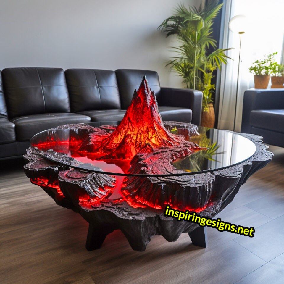 These Volcano Coffee Tables Will Erupt Your Living Room With Modern Design