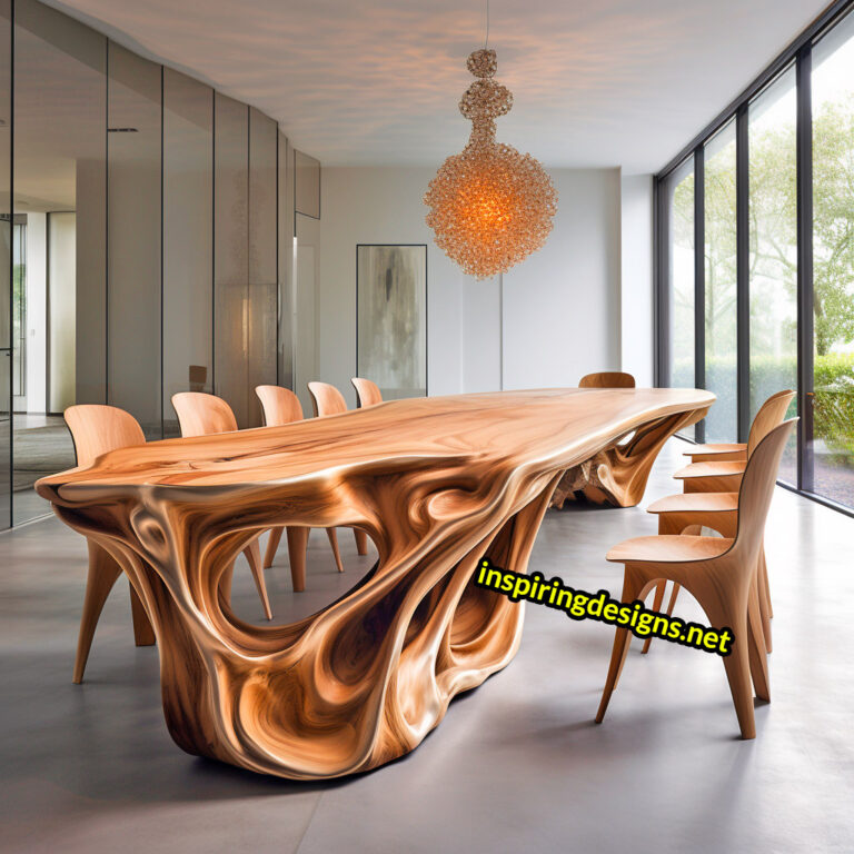 These Wooden Tree Shaped Dining Tables Are Rooted in Exquisite Design!