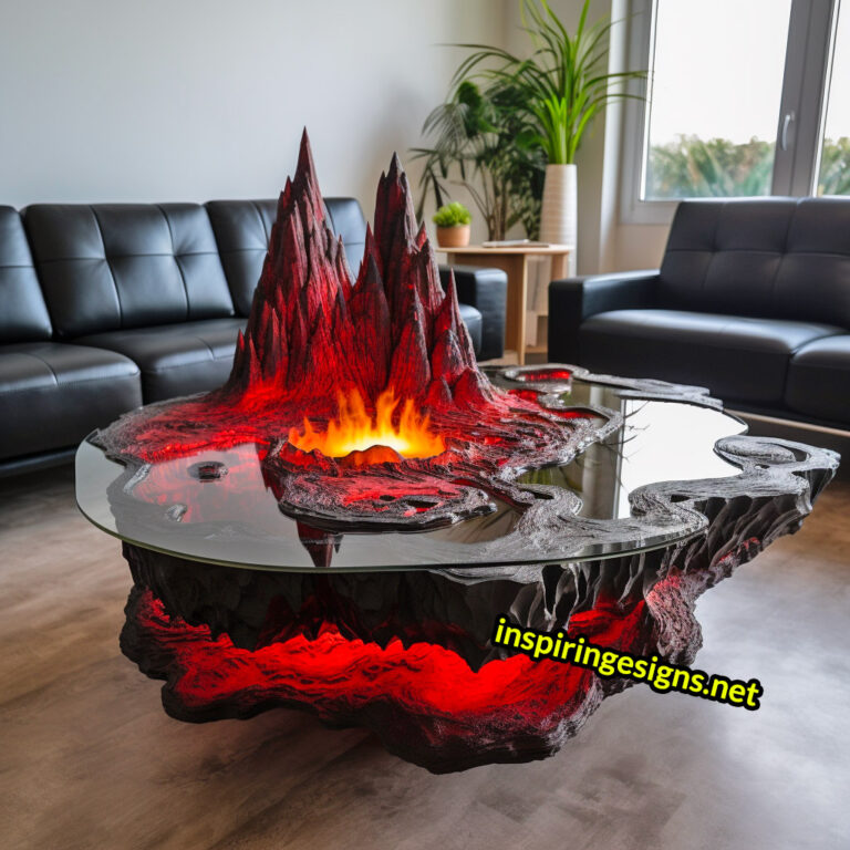 These Volcano Coffee Tables Will Erupt Your Living Room With Modern Design