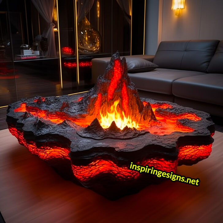 These Volcano Coffee Tables Will Erupt Your Living Room With Modern Design