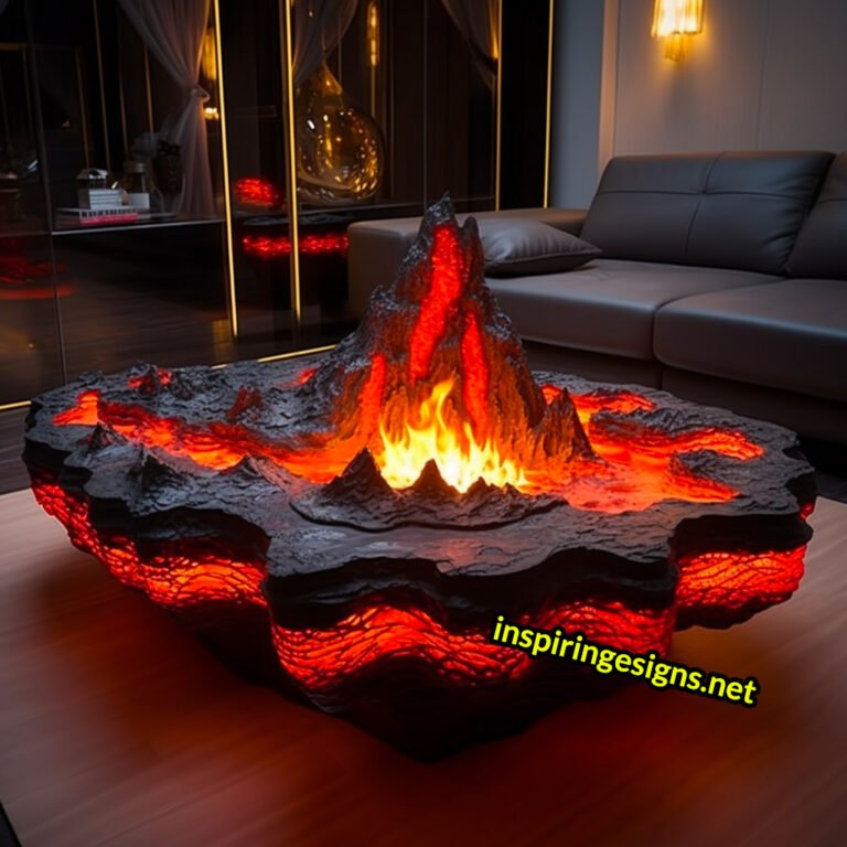These Volcano Coffee Tables Will Erupt Your Living Room With Modern Design