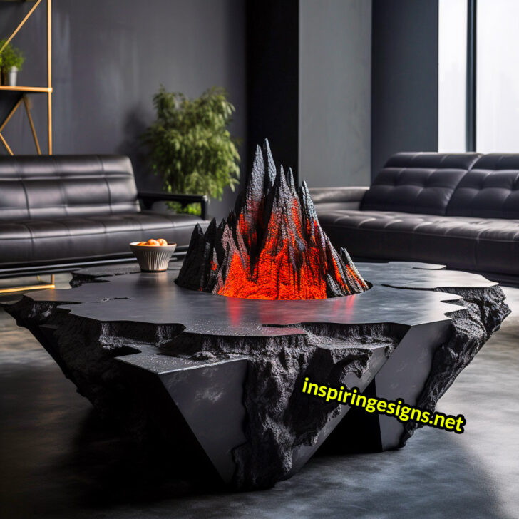 These Volcano Coffee Tables Will Erupt Your Living Room With Modern Design