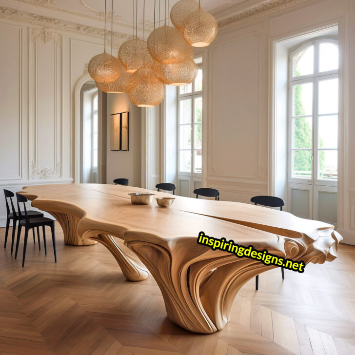 These Wooden Tree Shaped Dining Tables Are Rooted in Exquisite Design!
