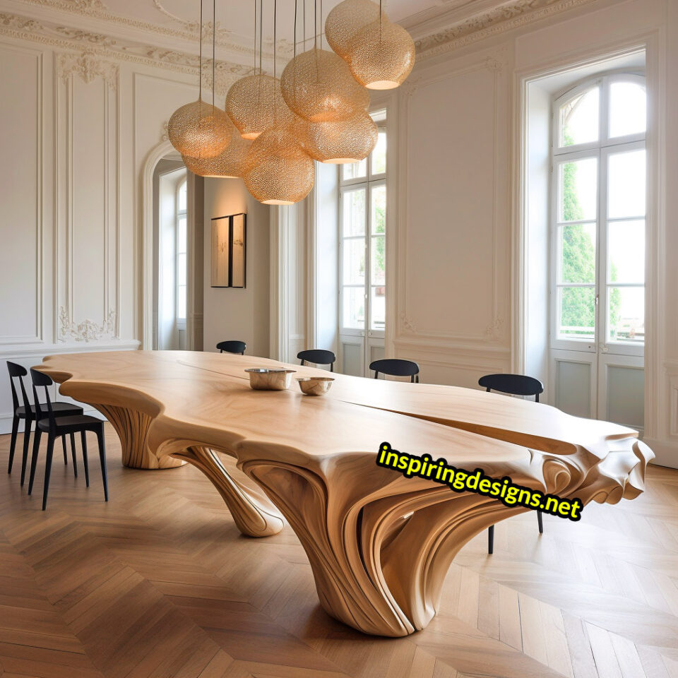 These Wooden Tree Shaped Dining Tables Are Rooted in Exquisite Design!