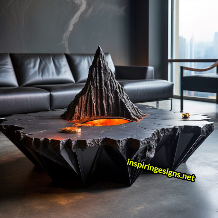 These Volcano Coffee Tables Will Erupt Your Living Room With Modern Design