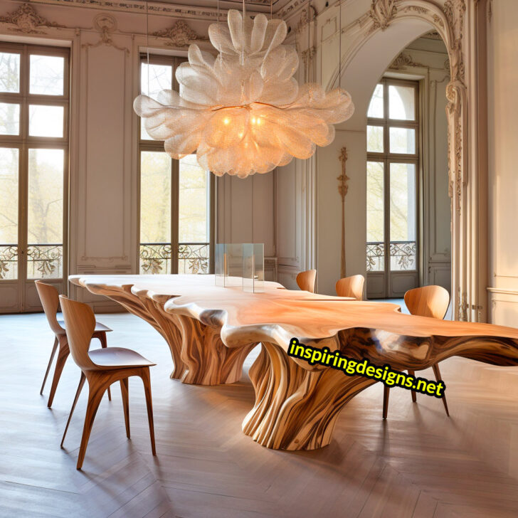 These Wooden Tree Shaped Dining Tables Are Rooted in Exquisite Design!