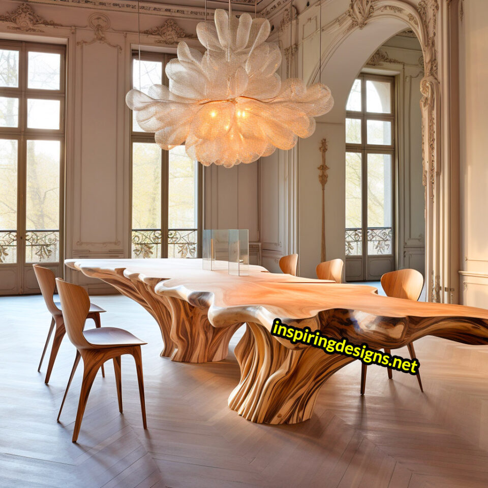 These Wooden Tree Shaped Dining Tables Are Rooted in Exquisite Design!