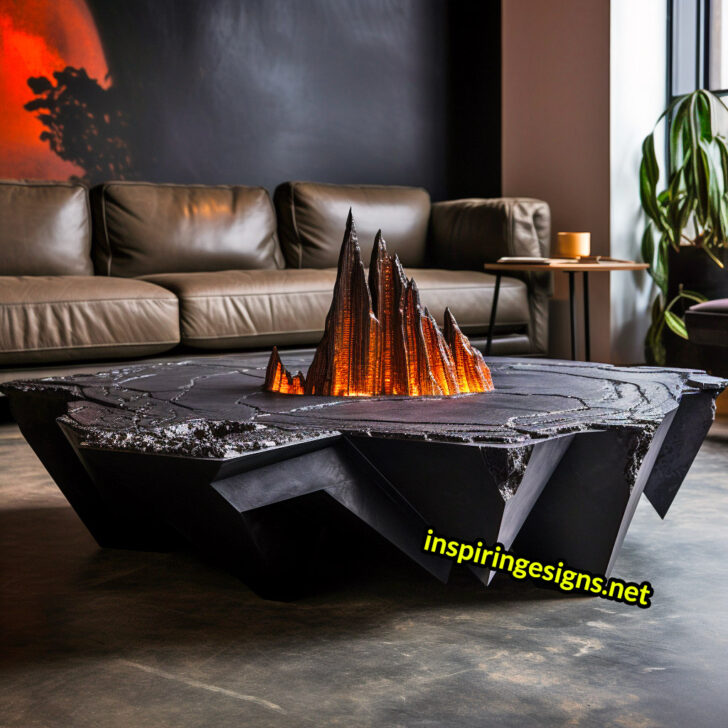 These Volcano Coffee Tables Will Erupt Your Living Room With Modern Design