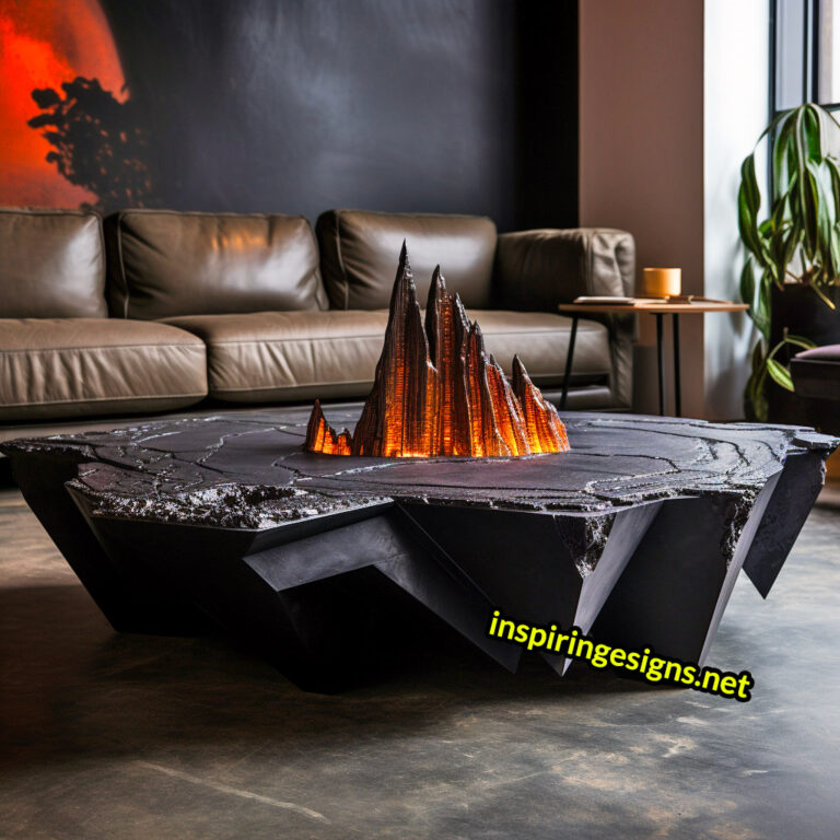 These Volcano Coffee Tables Will Erupt Your Living Room With Modern Design