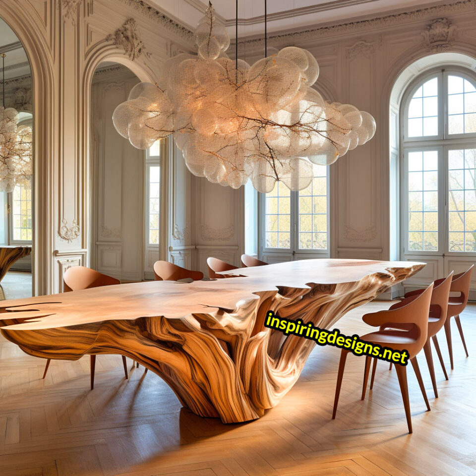 These Wooden Tree Shaped Dining Tables Are Rooted in Exquisite Design!