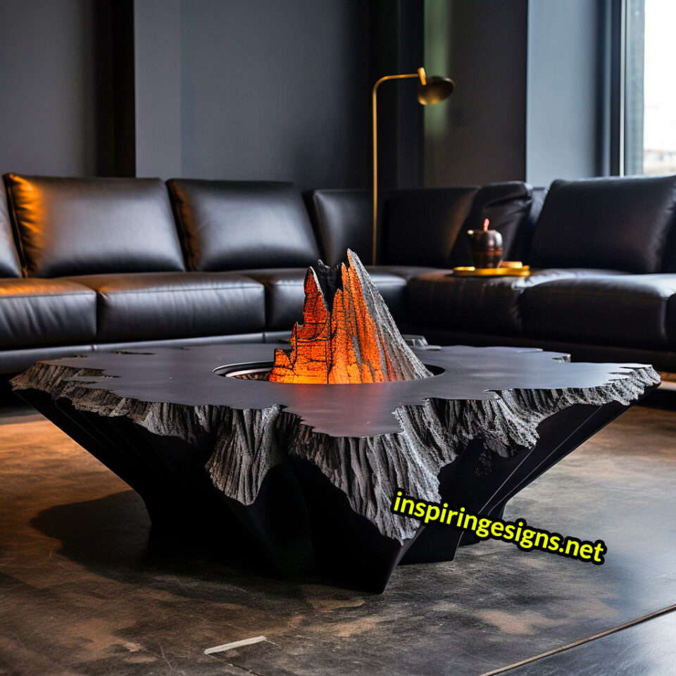 These Volcano Coffee Tables Will Erupt Your Living Room With Modern Design