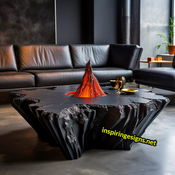These Volcano Coffee Tables Will Erupt Your Living Room With Modern Design