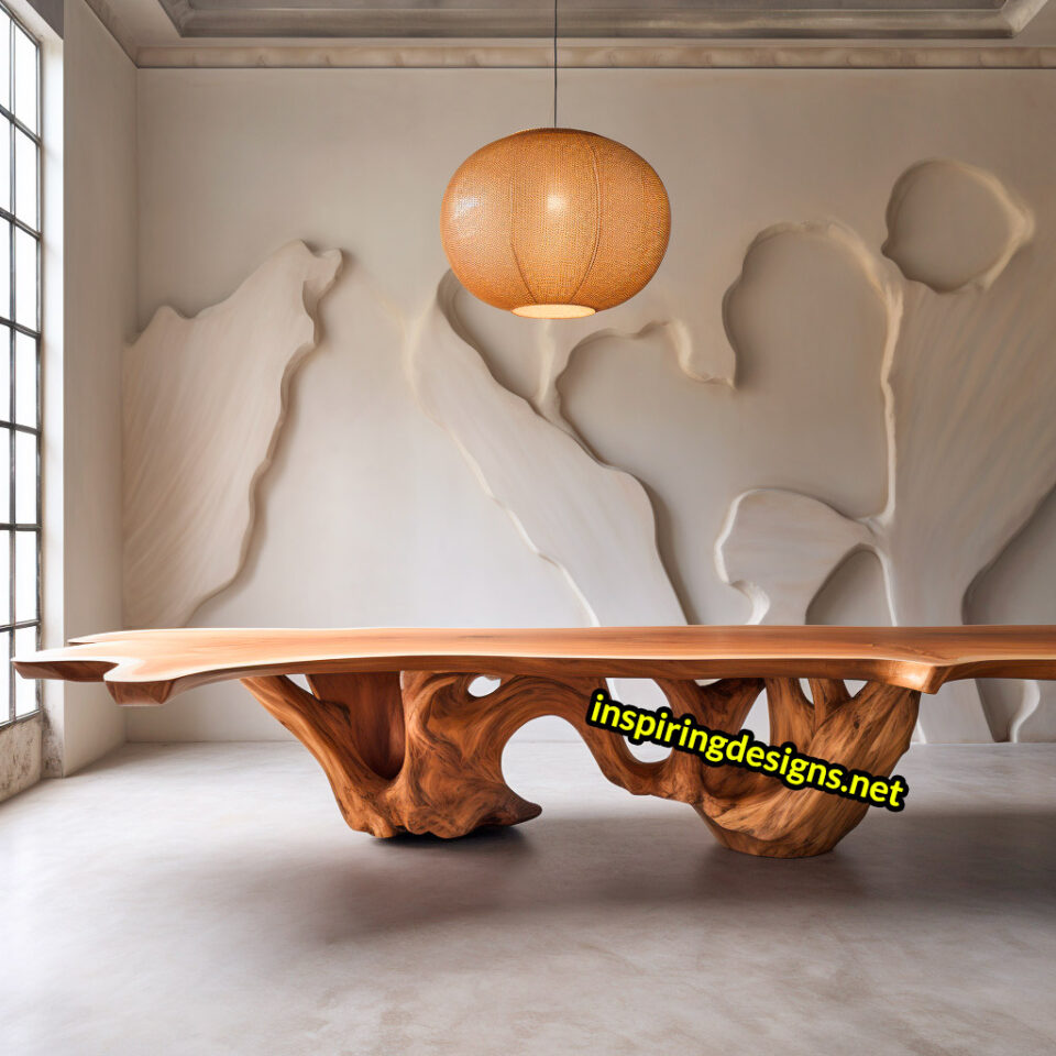 These Wooden Tree Shaped Dining Tables Are Rooted in Exquisite Design!