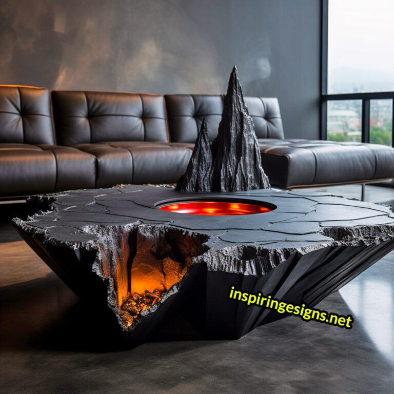 These Volcano Coffee Tables Will Erupt Your Living Room With Modern Design