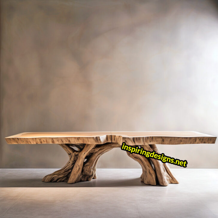 These Wooden Tree Shaped Dining Tables Are Rooted in Exquisite Design!