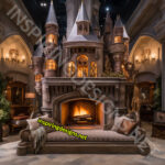 These Giant Disney and Hogwarts Castle Shaped Fireplaces Turn Your Home ...