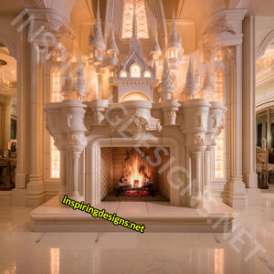 These Giant Disney and Hogwarts Castle Shaped Fireplaces Turn Your Home ...