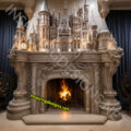 These Giant Disney and Hogwarts Castle Shaped Fireplaces Turn Your Home ...