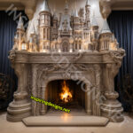 These Giant Disney and Hogwarts Castle Shaped Fireplaces Turn Your Home ...