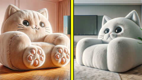 These Giant Cat Shaped Chairs Are the Ultimate Cat-lover's Throne ...