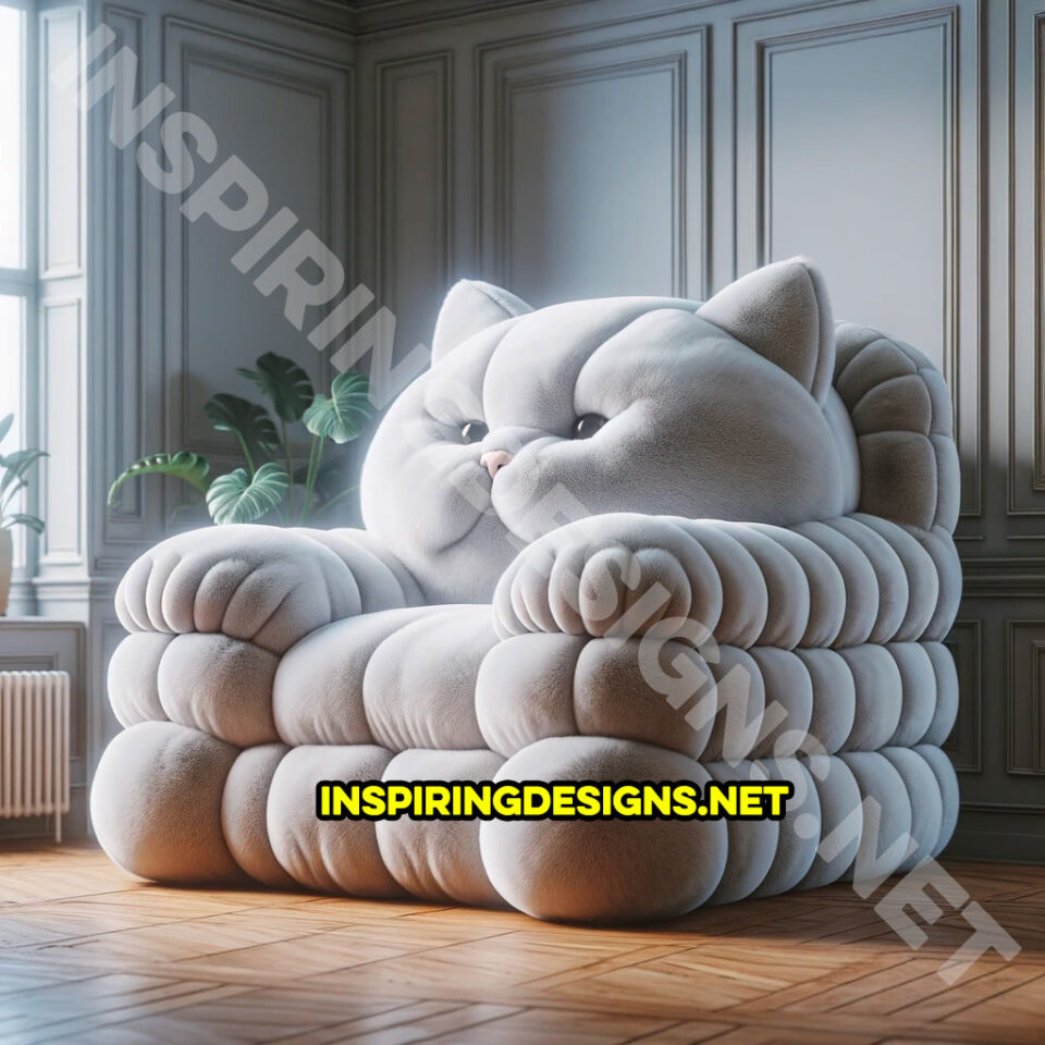 These Giant Cat Shaped Chairs Are the Ultimate Cat-lover's Throne!