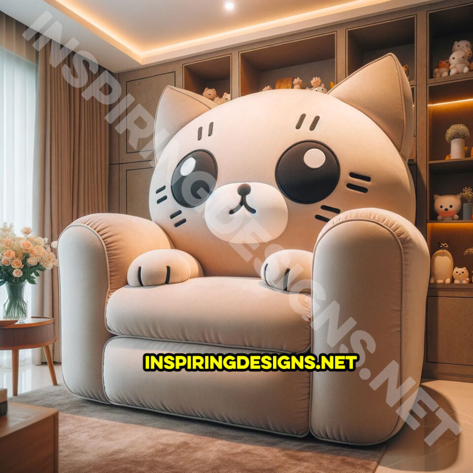 These Giant Cat Shaped Chairs Are the Ultimate Cat-lover's Throne!