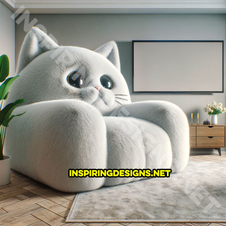 These Giant Cat Shaped Chairs Are the Ultimate Cat-lover's Throne!