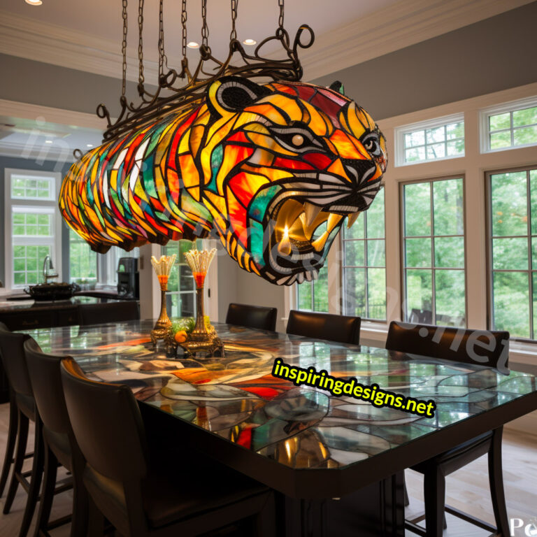 These Stained Glass Animal Chandeliers Turn Ordinary Rooms Into Wild ...