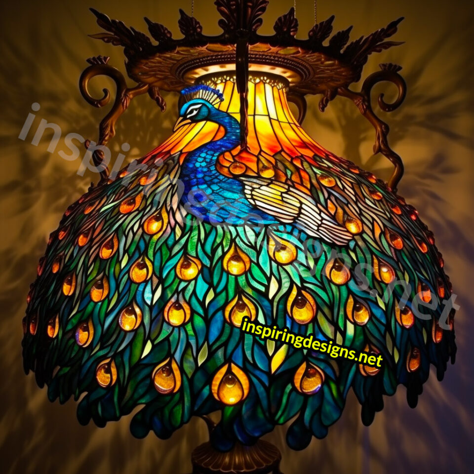 These Stained Glass Animal Chandeliers Turn Ordinary Rooms Into Wild ...