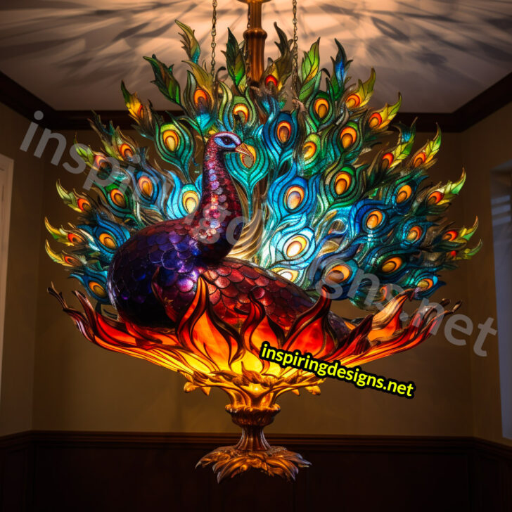 These Stained Glass Animal Chandeliers Turn Ordinary Rooms Into Wild ...