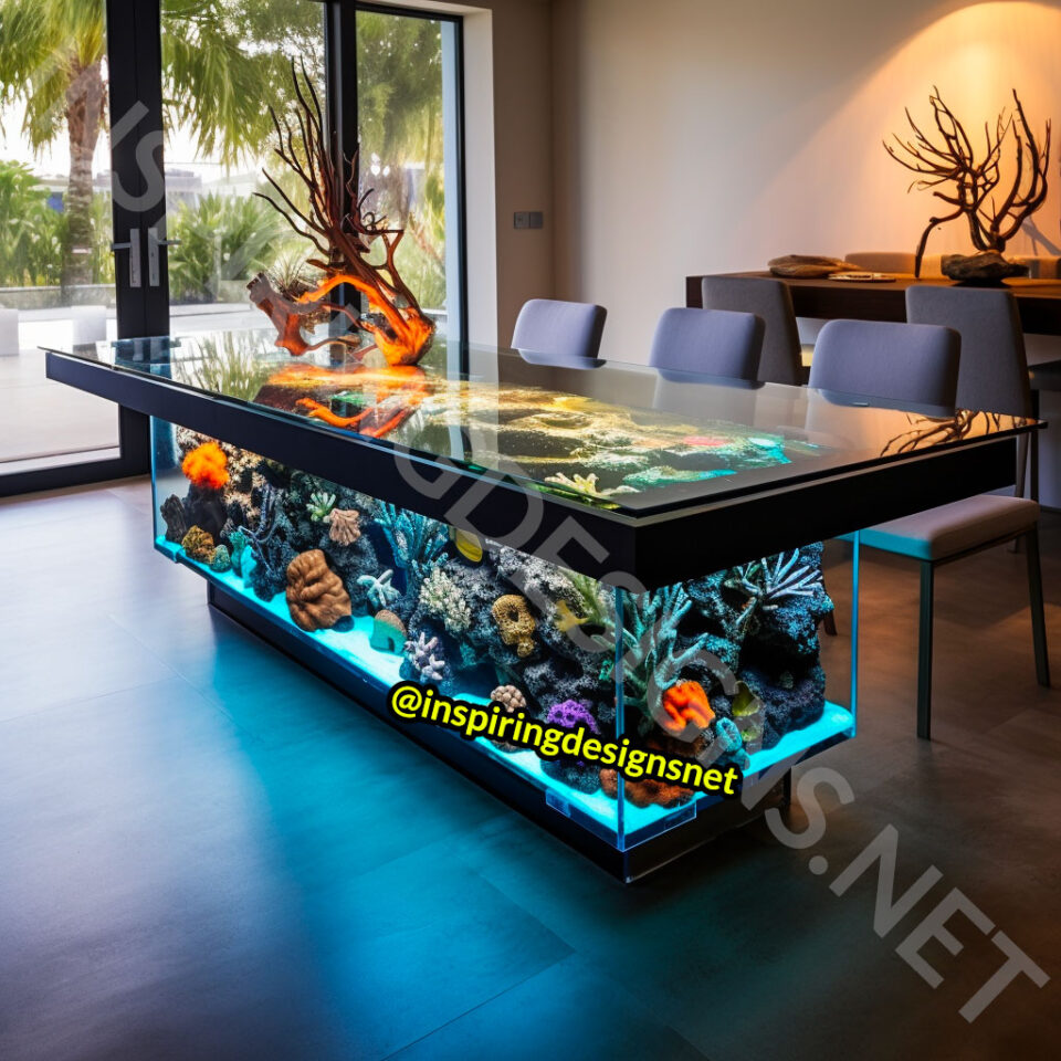 These Aquarium Dining Tables Will Make Waves at Your Next Dinner Party!