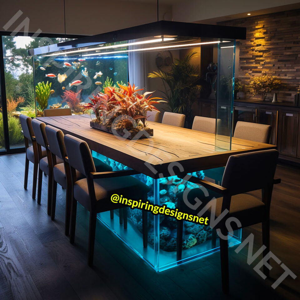 These Aquarium Dining Tables Will Make Waves at Your Next Dinner Party!
