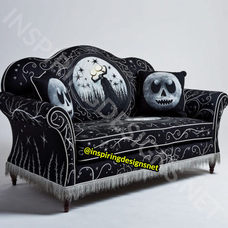 These Nightmare Before Christmas Sofas Turn Every Lounge into a Burton ...