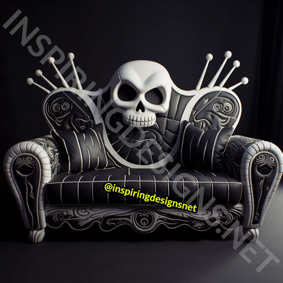 These Nightmare Before Christmas Sofas Turn Every Lounge into a Burton ...