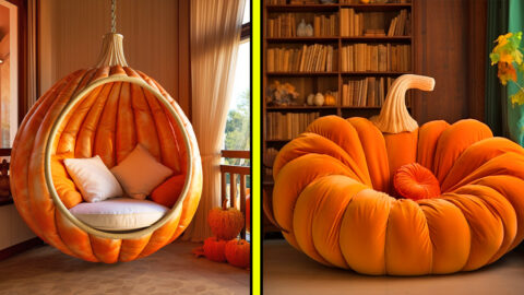 These Giant Pumpkin Shaped Loungers are the Halloween Season's Most ...