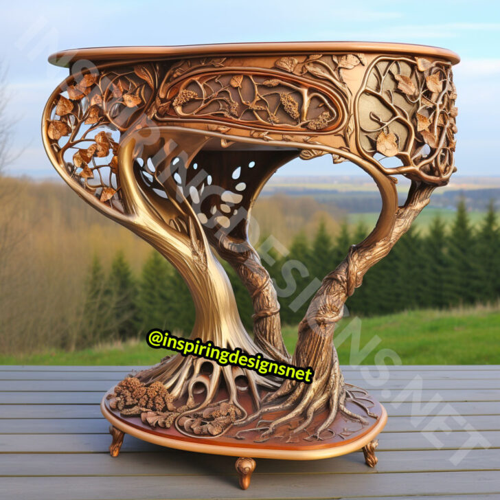 These Wooden Tree Of Life Nightstand Tables Illuminate Your Bedroom ...