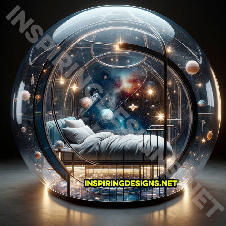 These Spherical Space-Themed Kids Beds Turn Every Night Into an ...