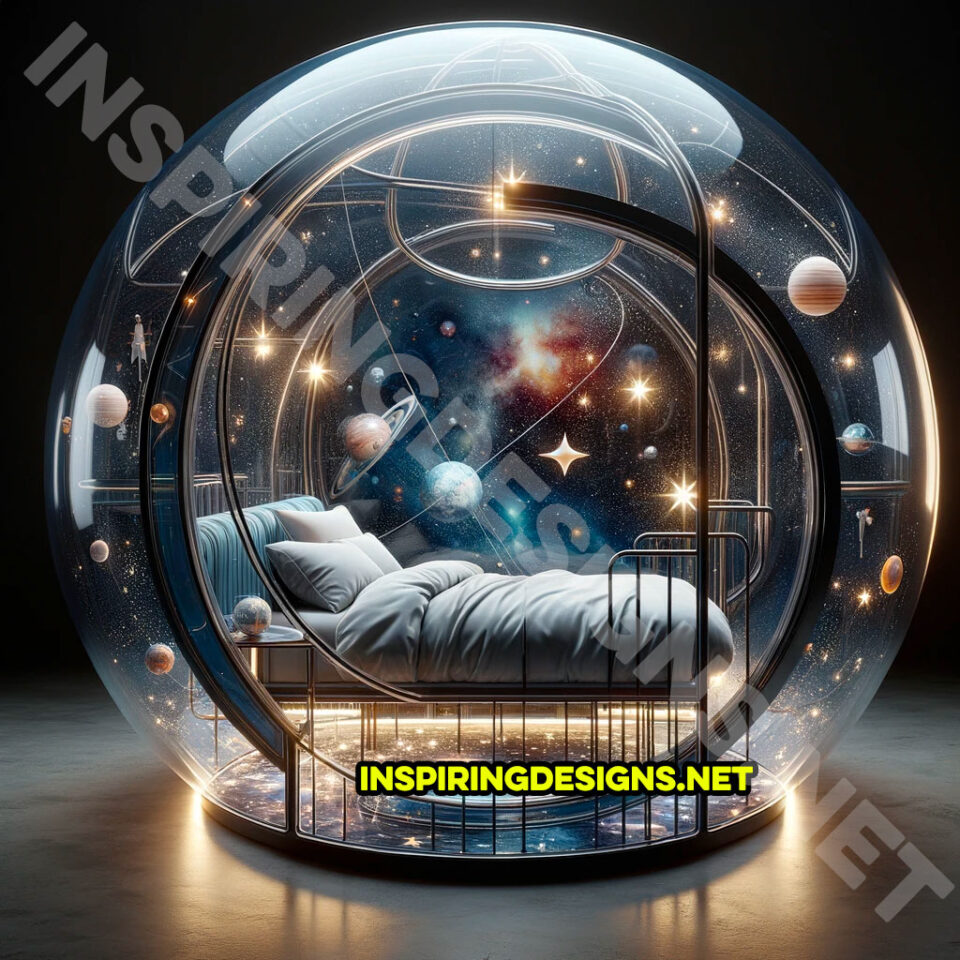 These Spherical Space-Themed Kids Beds Turn Every Night Into an ...