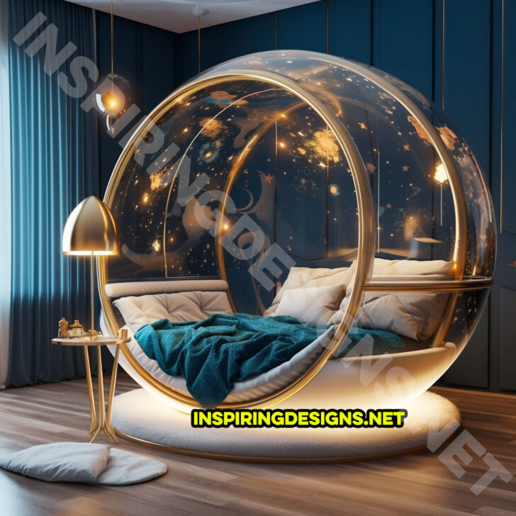 These Spherical Space-Themed Kids Beds Turn Every Night Into an ...