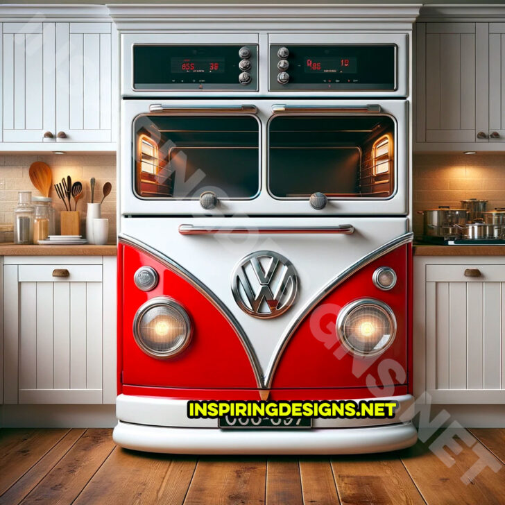 These Volkswagen Bus Shaped Kitchen Appliances Make Your Kitchen a ...