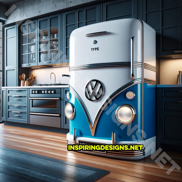 These Volkswagen Bus Shaped Kitchen Appliances Make Your Kitchen a ...