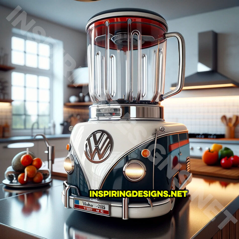 These Volkswagen Bus Shaped Kitchen Appliances Make Your Kitchen a ...