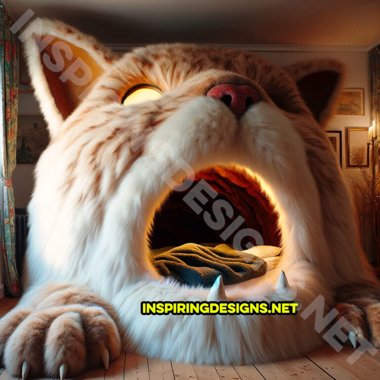 These Giant Cat-Shaped Beds Are The Purr-fect Addition to Any Child's Room!