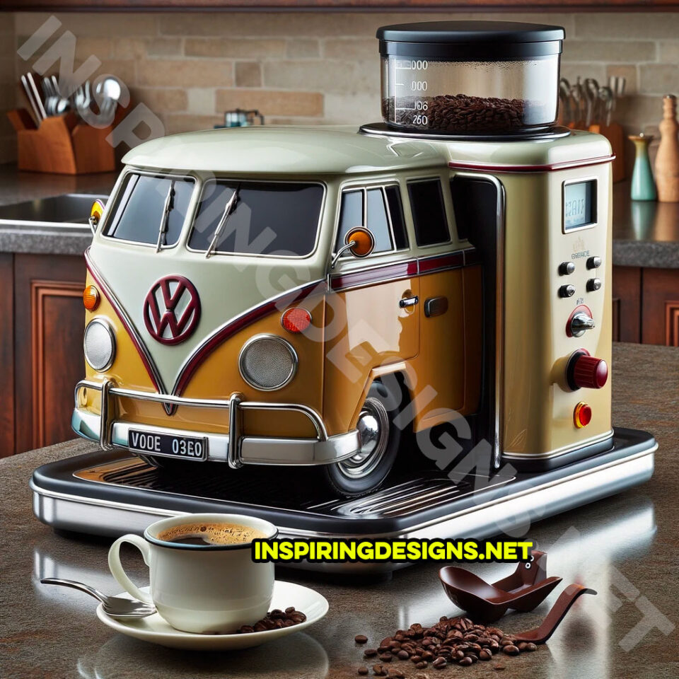 These Volkswagen Bus Coffee Makers Are Fueling Mornings with Retro Flair!