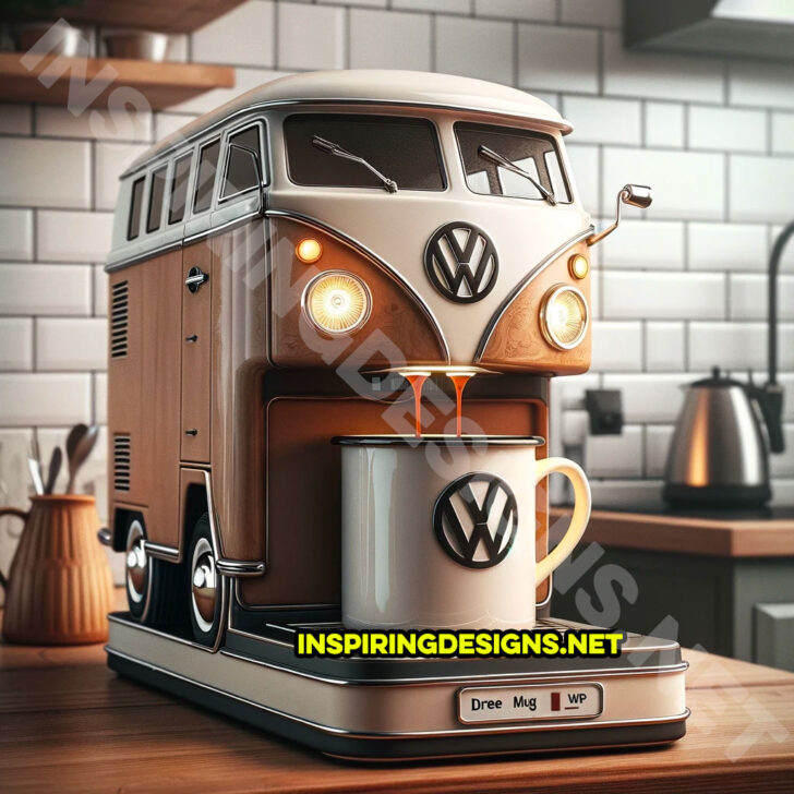 These Volkswagen Bus Coffee Makers Are Fueling Mornings with Retro Flair!