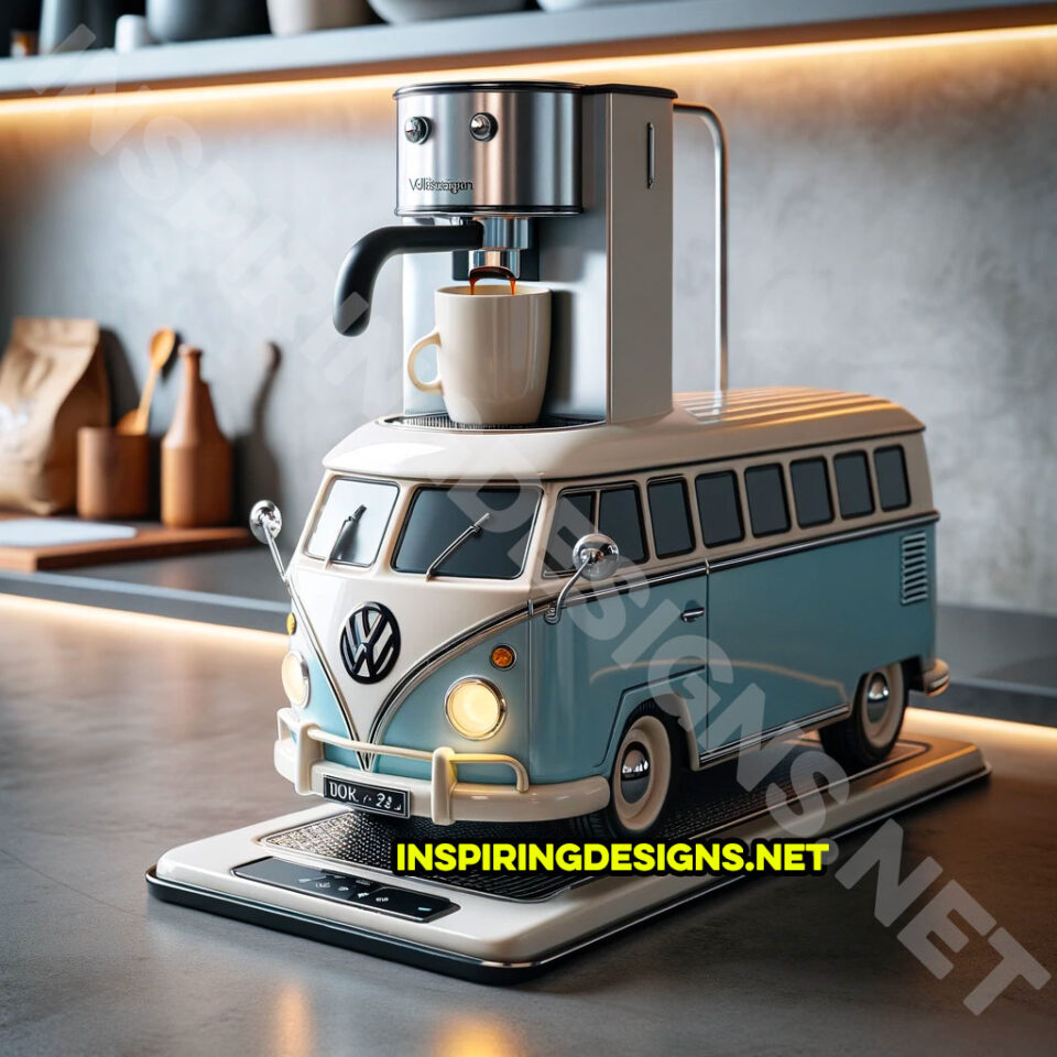 These Volkswagen Bus Coffee Makers Are Fueling Mornings with Retro Flair!